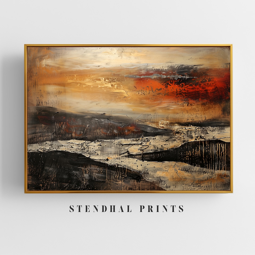 Abstract Painting of a Path Without Direction "visual Harmonies" | Wall ...