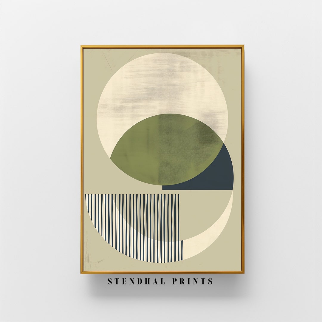 Modern Abstract Art "serene Balance" Digital Print | Minimalist Wall ...