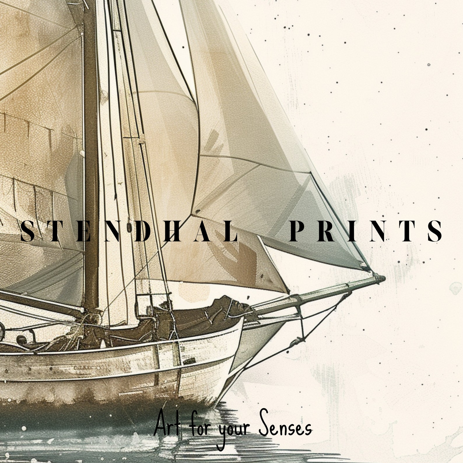 Nautical Sailboat Watercolor Print | "sailor's Delight" Wall Art ...