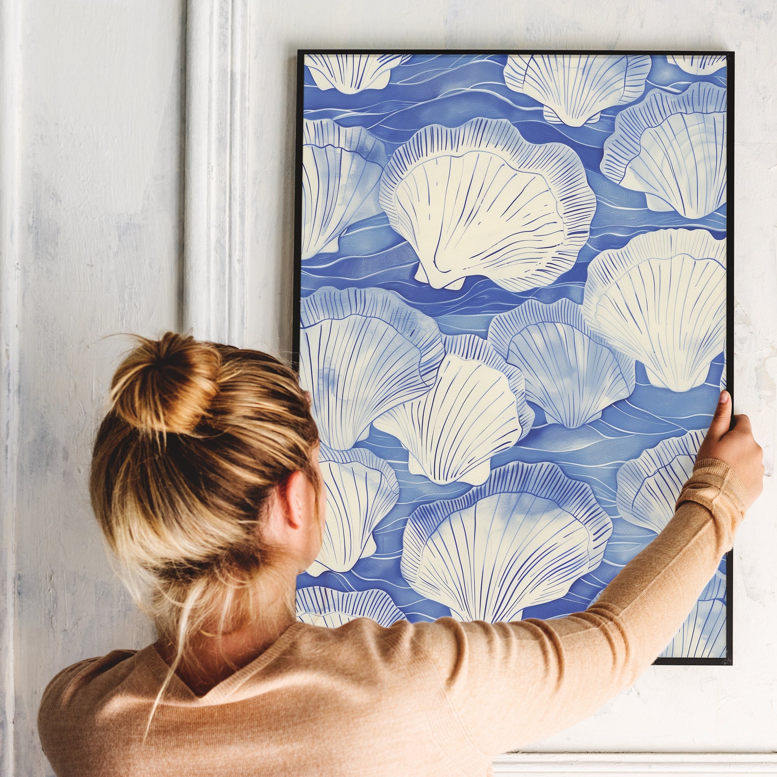 Nautical Art "shell Symphony" Digital Print | Coastal Wall Art Beach ...
