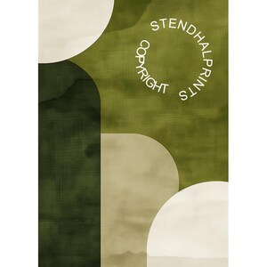 Minimalist Geometric Wall Art Modern Abstract Decor calm Contours ...