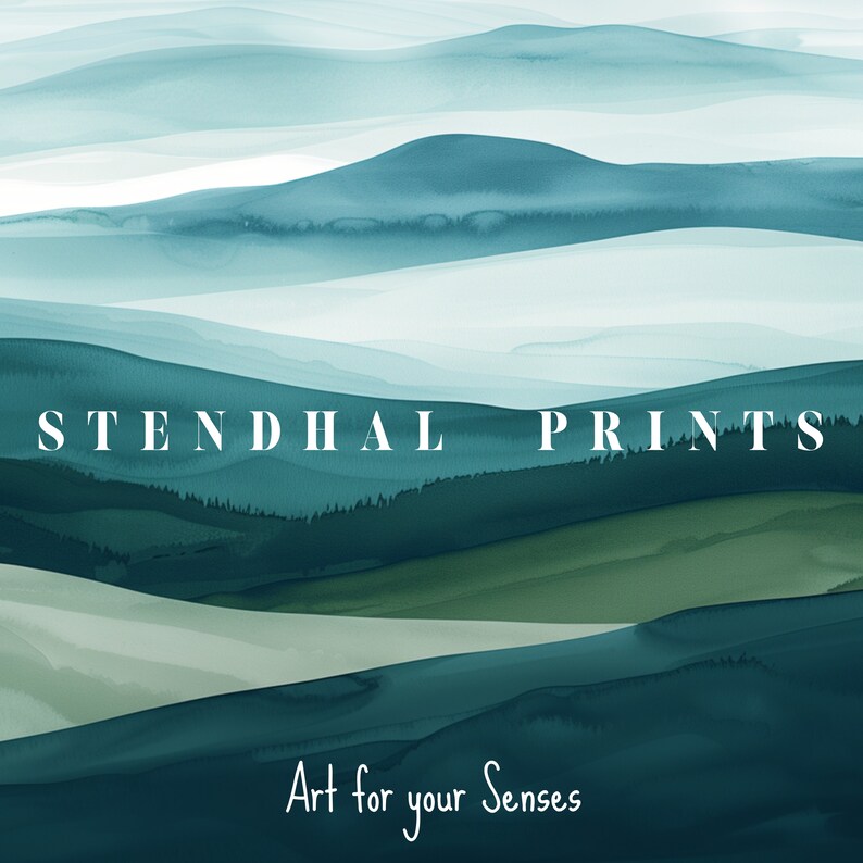 Twilight Silence Mountain Art "twilight of Silence Among Dreamy Summits ...