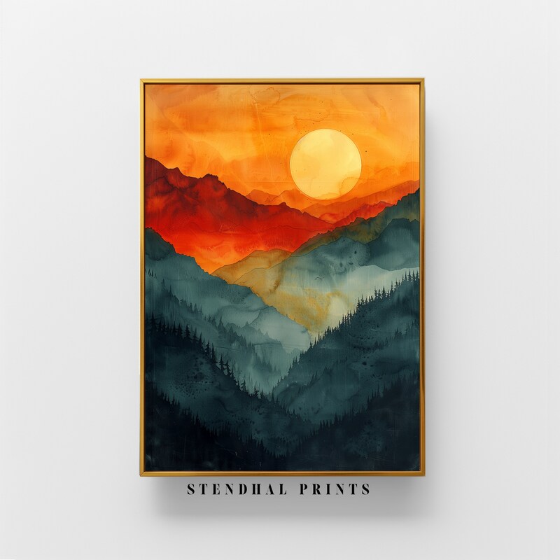 Sunrise Art Print - Etsy