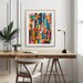 Art Print "urban Patchwork" Cityscape Digital Download | Playful ...