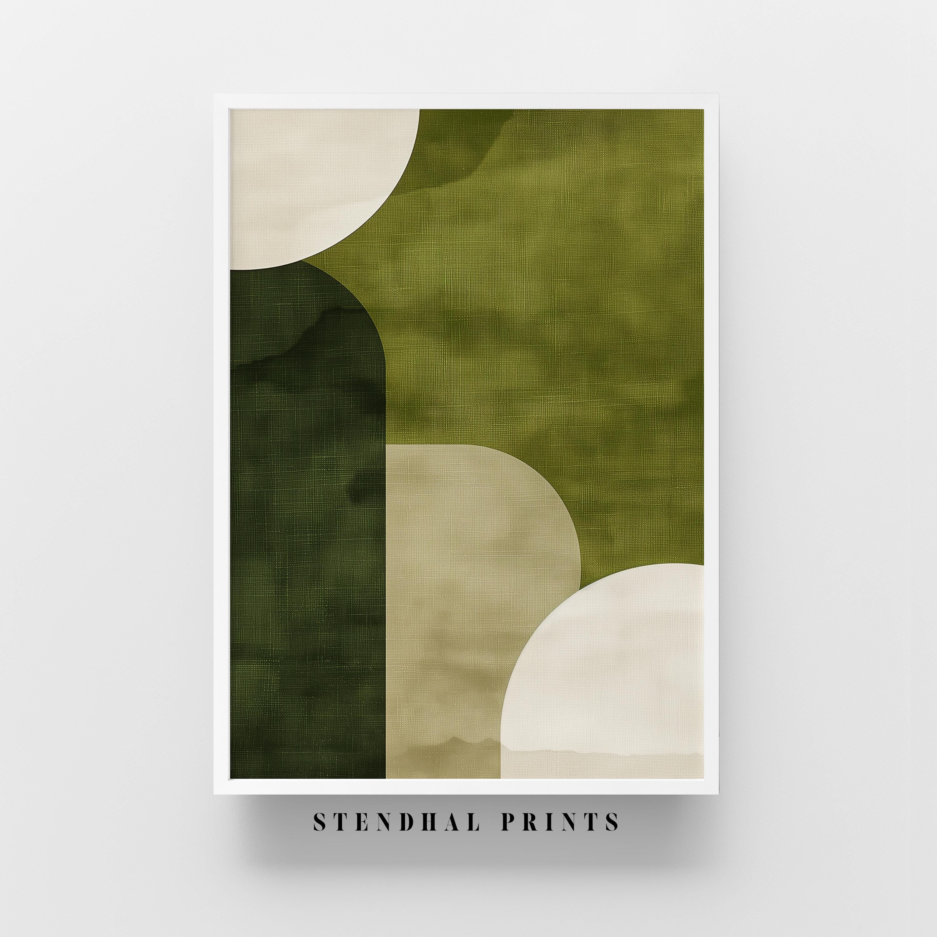 Minimalist Geometric Wall Art Modern Abstract Decor calm Contours ...