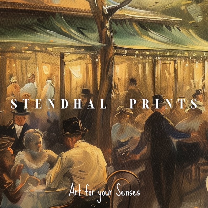 Vintage Dance Hall Print "viennese Nocturne" Elegant Evening Waltz Art ...