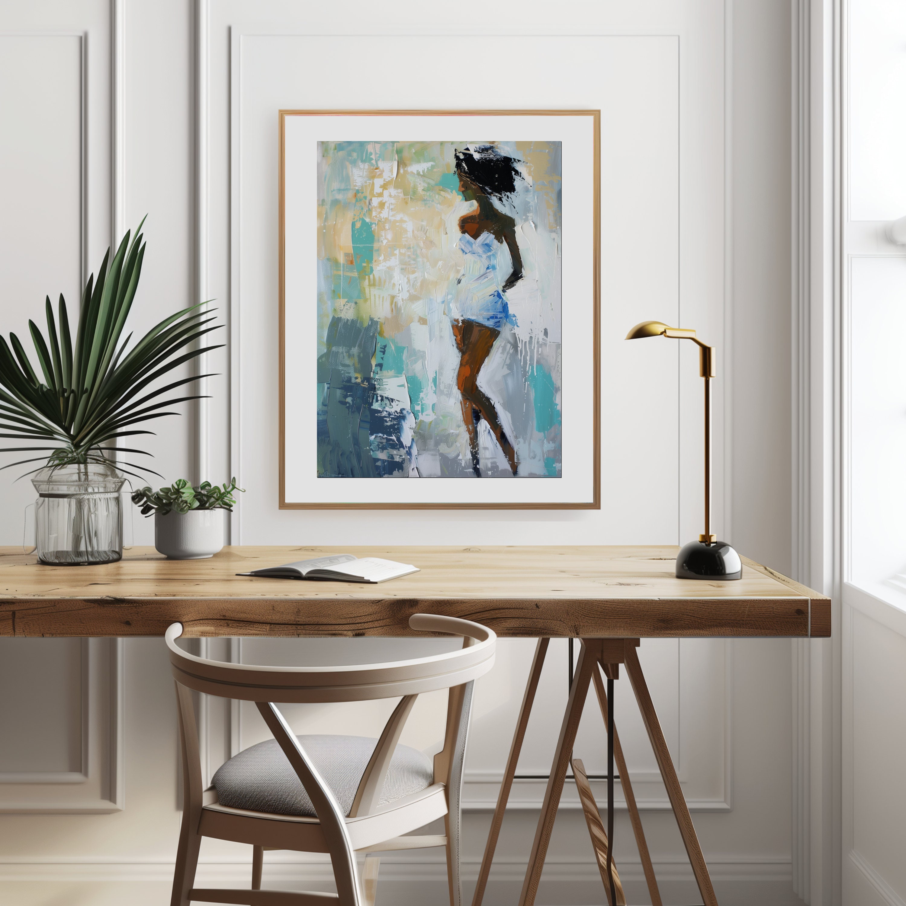 Introspective Abstract Art "canvas of Dreams" | Textured Palette for ...