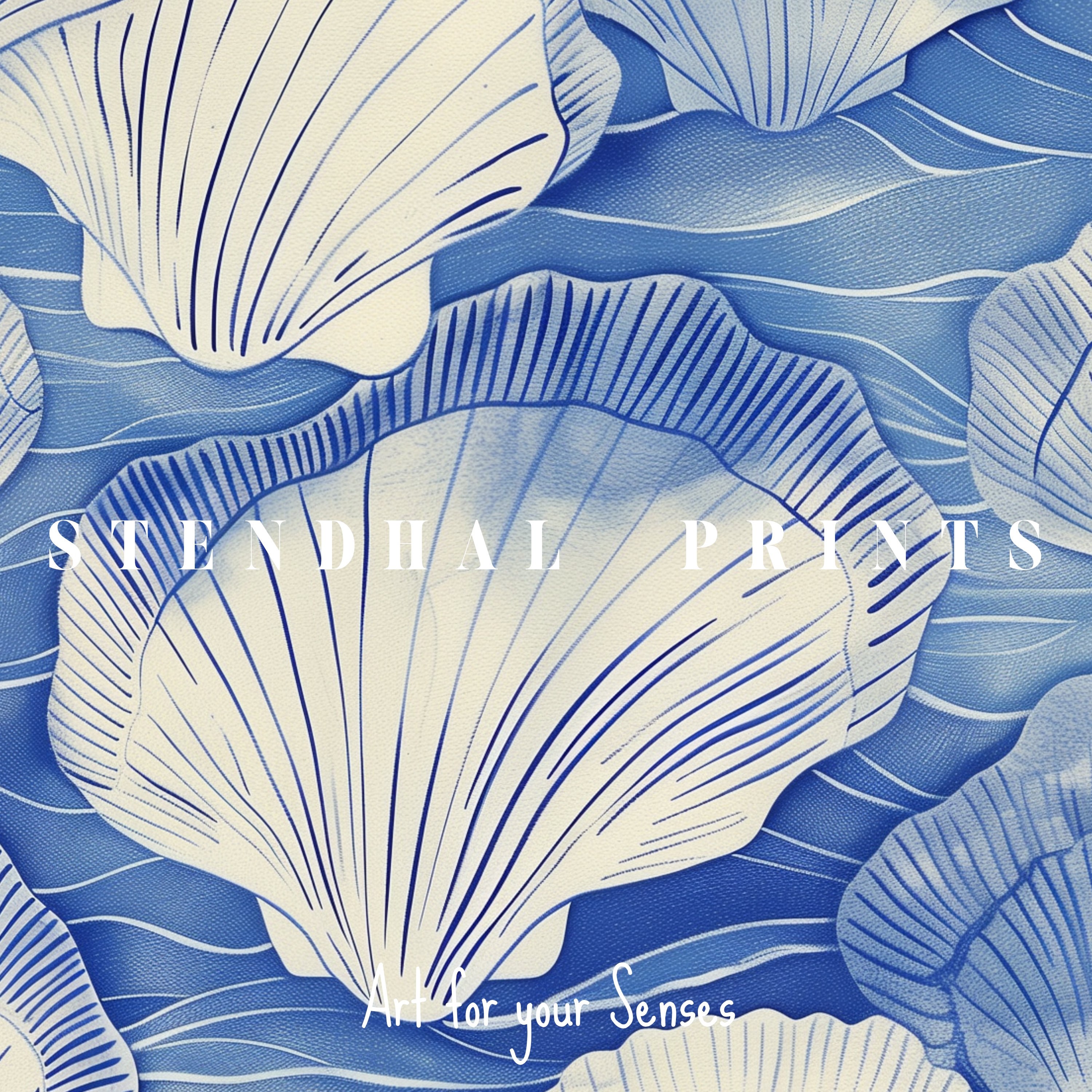 Nautical Art "shell Symphony" Digital Print | Coastal Wall Art Beach ...