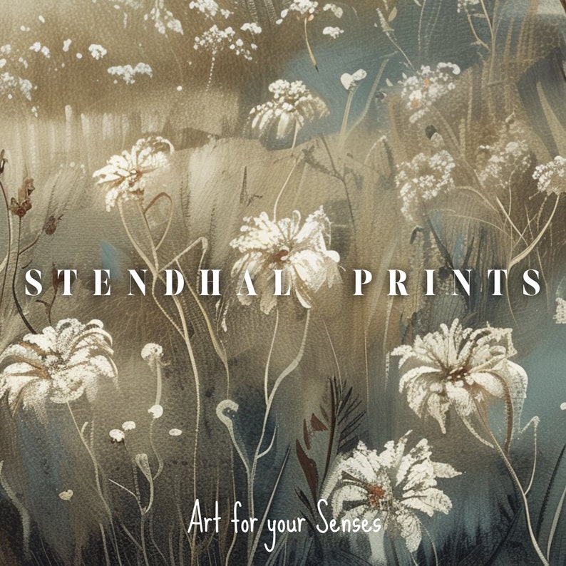 Art Print "serenade of the Prairie" | Rustic Meadow Watercolor ...