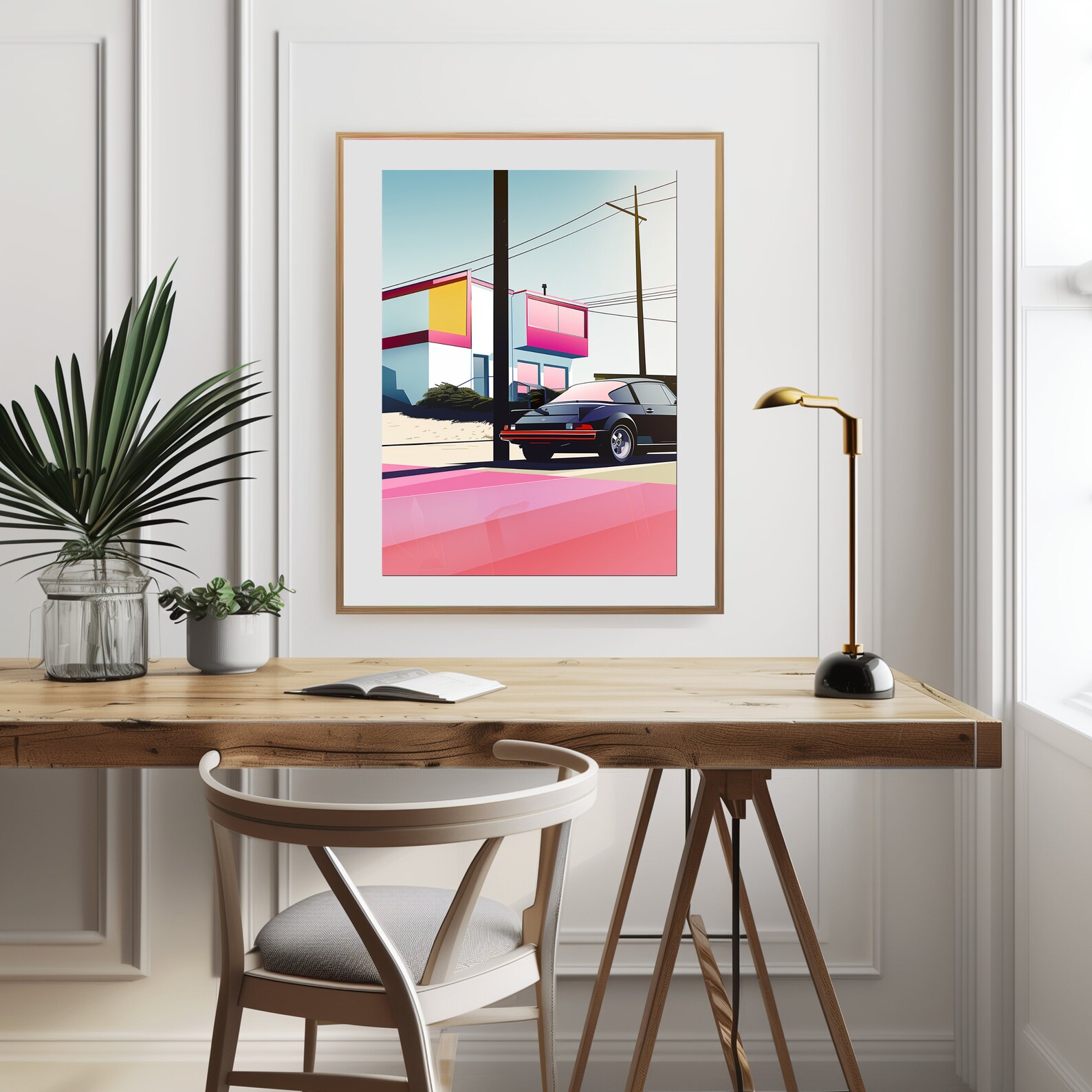 Modern Drive Art Print "modern Drive" Urban Landscape | Contemporary ...