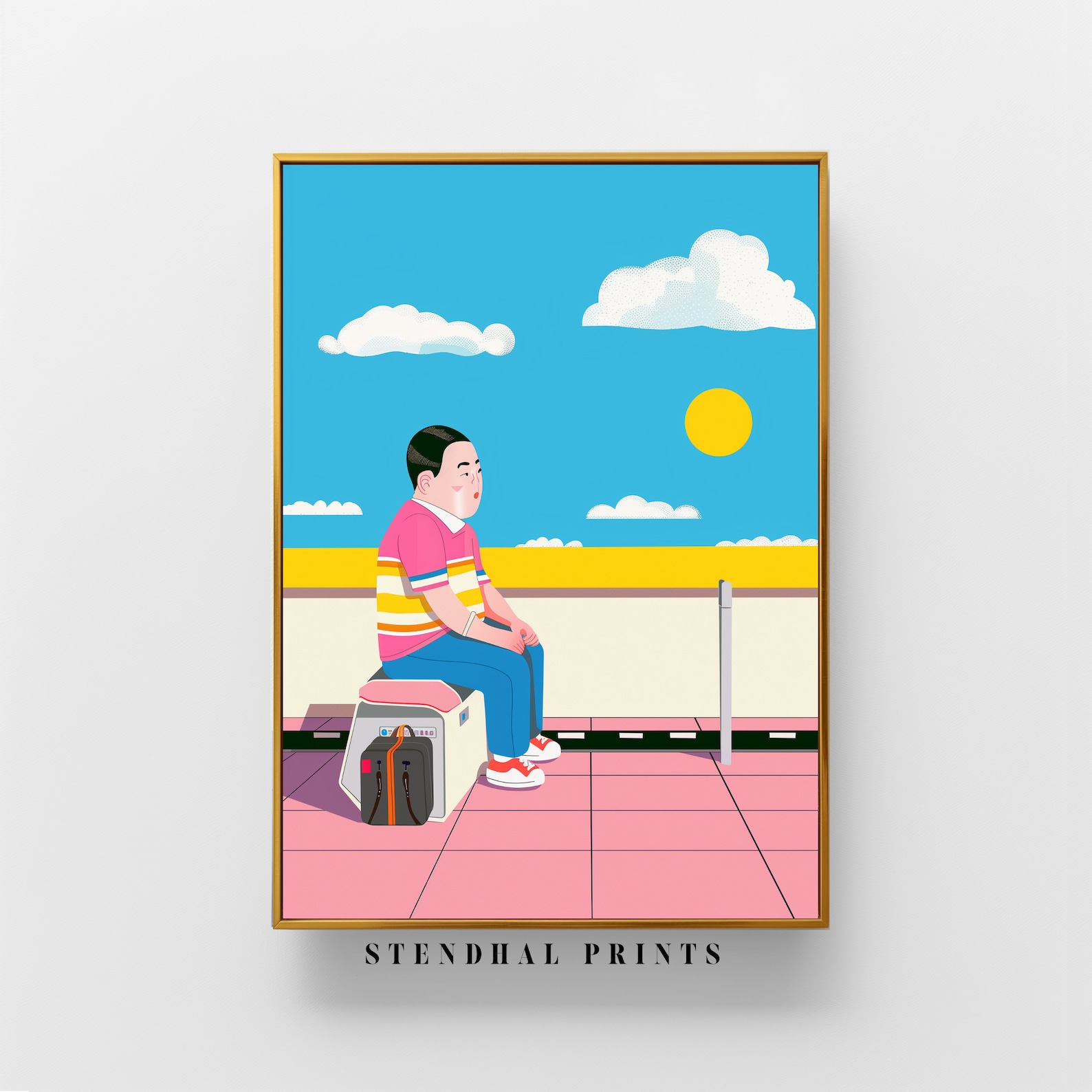 Warm Afternoon Calm "sunny Solitude" Reflection Art | Serene Quiet Time ...