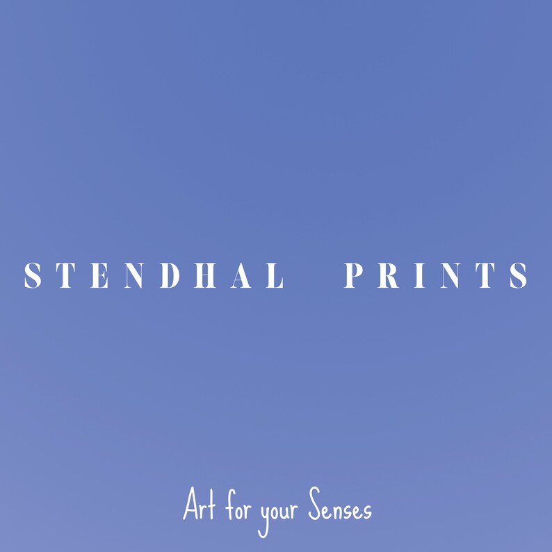 Gradient Blue Serenity Soothing Digital Wall Art Calm Blue Tones ...