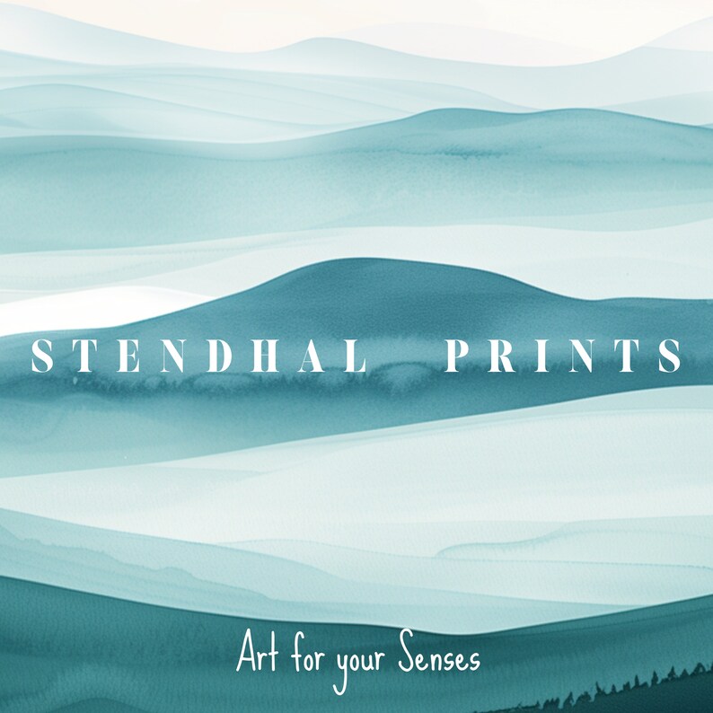 Twilight Silence Mountain Art "twilight of Silence Among Dreamy Summits ...