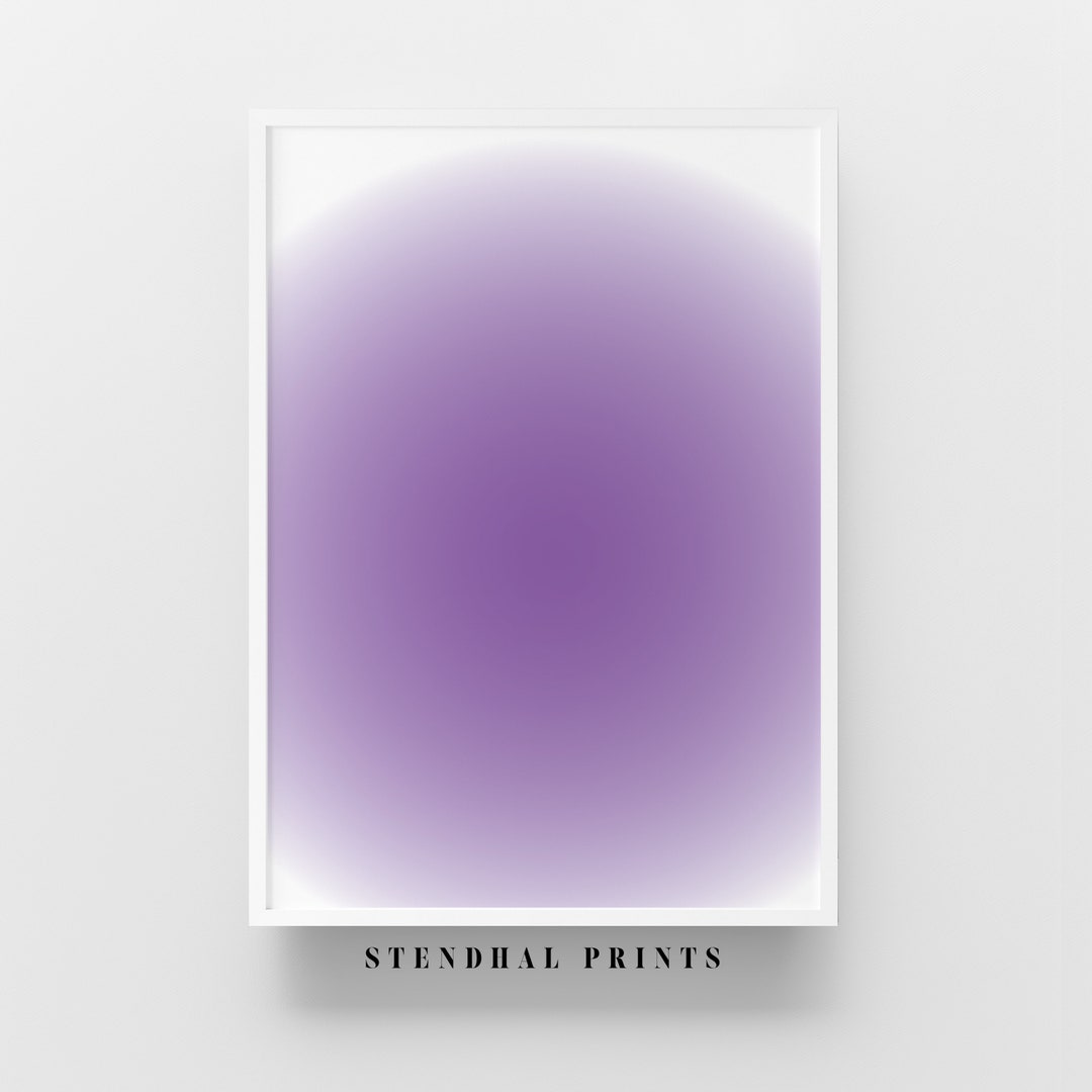 Soft Lilac Haze Art Print | "lilac" Gentle Purple Gradient Decor ...