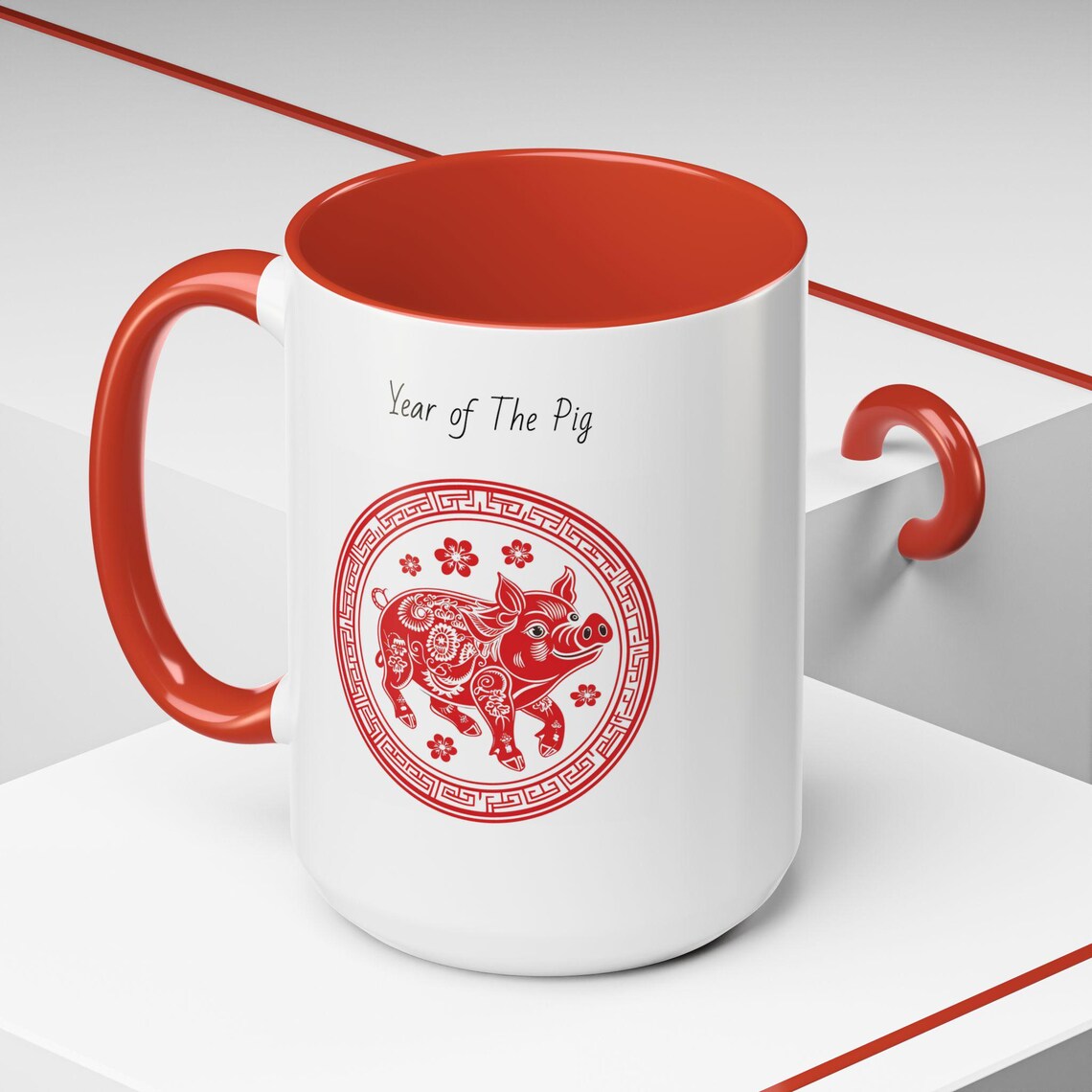 Chinese Zodiac Mug, Year of the Pig Mug, Coffee Mug, Year 1959,1971 ...