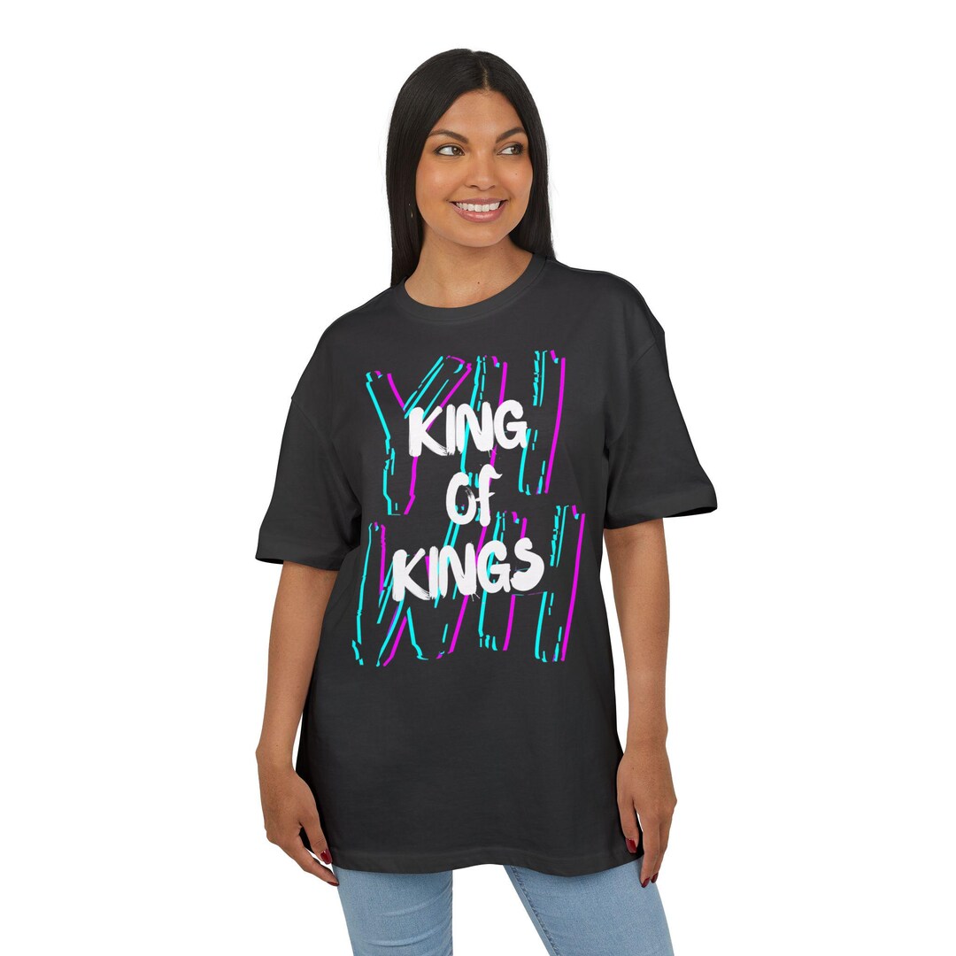 King of Kings Oversized T-shirt - Bold Christian Streetwear - Trendy ...