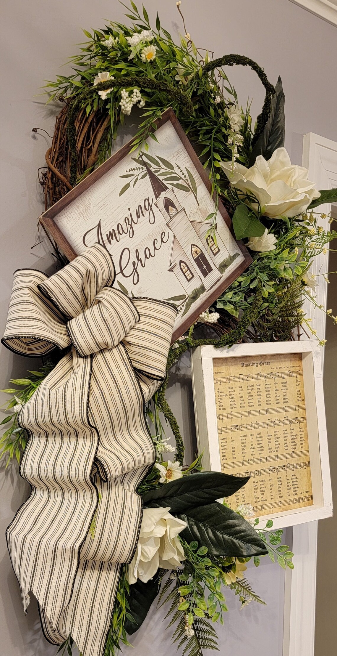 This is a Double Grapevine Wreath. One Whole, One Deconstructed. One ...