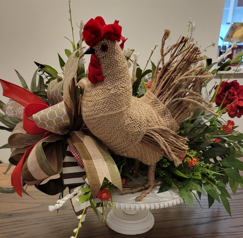Rooster Centerpiece - Etsy