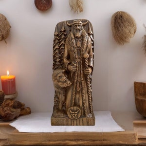 Veles Statue Slavic God Statue Slavic Pantheon Pagan God Slavic Altar ...