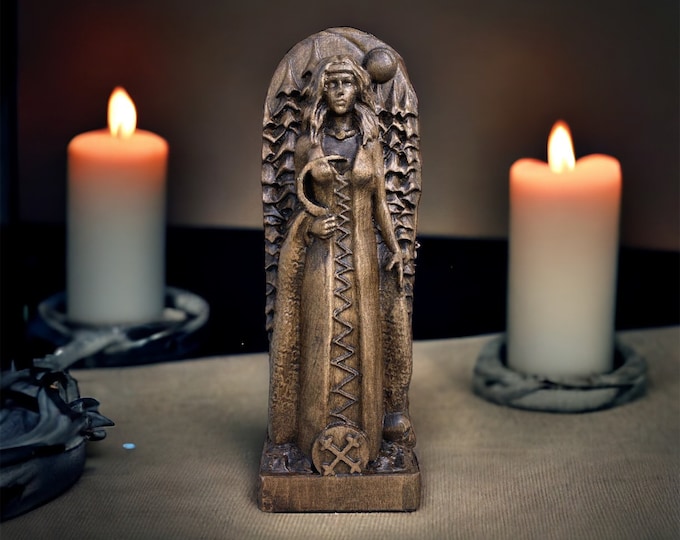 Morana Goddess of Death, Mara Figurine, Madder Statue of Slavic Goddess ...