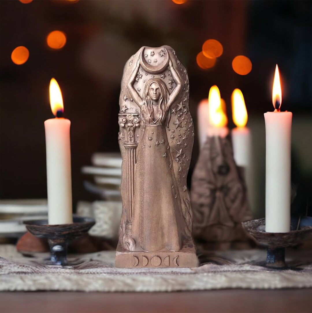 Nyx Statue Nyx Goddess of the Night Statue Goddess Nyx Greek Goddess ...