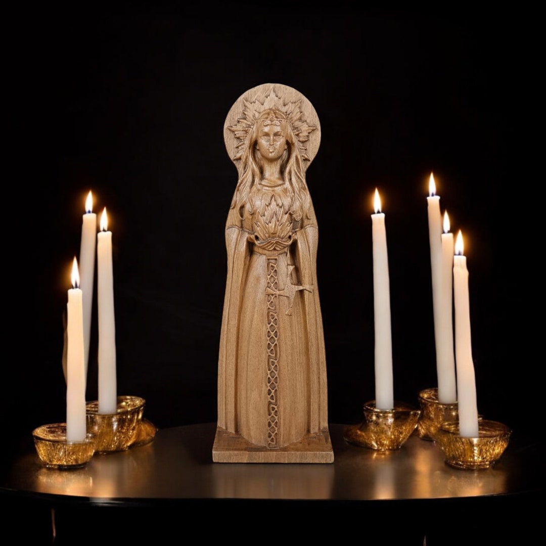 Brigid Celtic Goddess Brigid Irish Goddess Brigid Statue Celtic ...