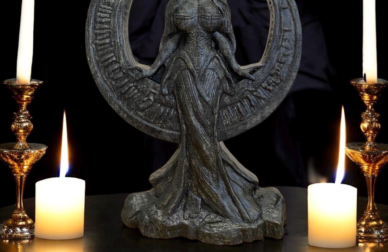 Nyx Statue Nyx Goddess of the Night Statue Goddess Nyx Greek Goddess ...