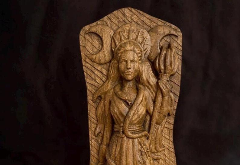 Hecate Statue Hekate Goddess Hecate Goddess of Magic Hecate Magic Witch ...