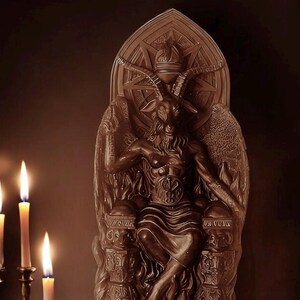 Baphomet Statue Home Altar Wicca and Occult Enthusiasts Wiccan Supplies ...