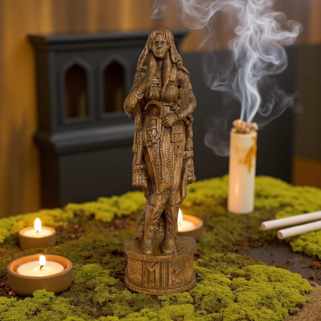 Eir Goddess Pagan Statue Norse Pantheon Nordic Goddess Eir Asatru Altar ...