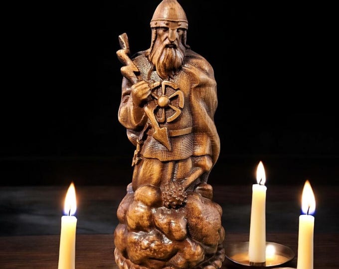 Perun Statue, Slavic God Statue, Perun God Statue, Slavic Pantheon ...