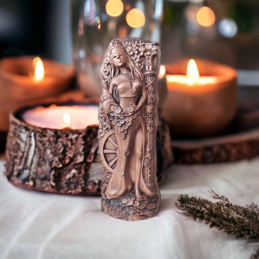 Fortuna Statue Ancient Roman Goddess of Good Luck & Prosperity Fortuna ...