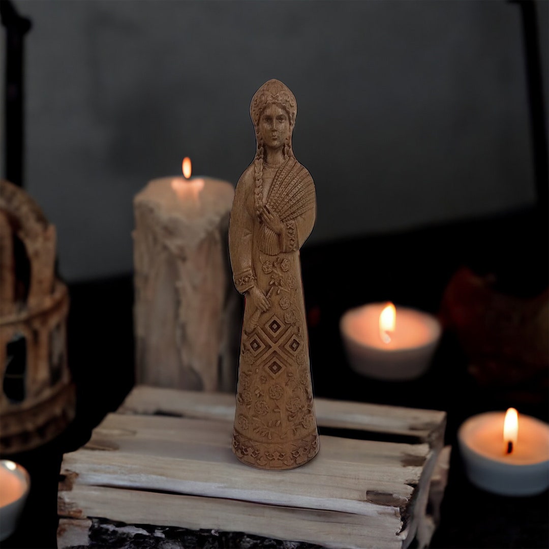 Mokosh Mokoš Makosh Slavic Goddess Pagan Statue Slavic Pagan Goddess ...