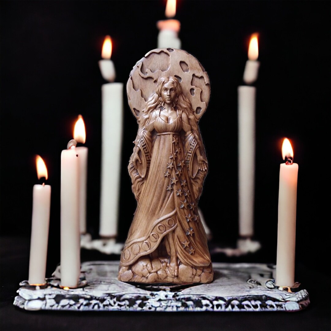 NYX Statue Nyx Goddess of the Night Greek Goddess Statue Greek ...