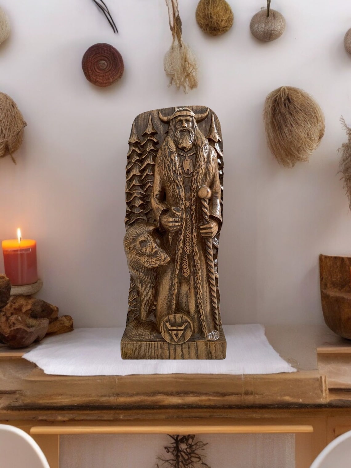 Veles Statue Slavic God Statue Slavic Pantheon Pagan God Slavic Altar ...