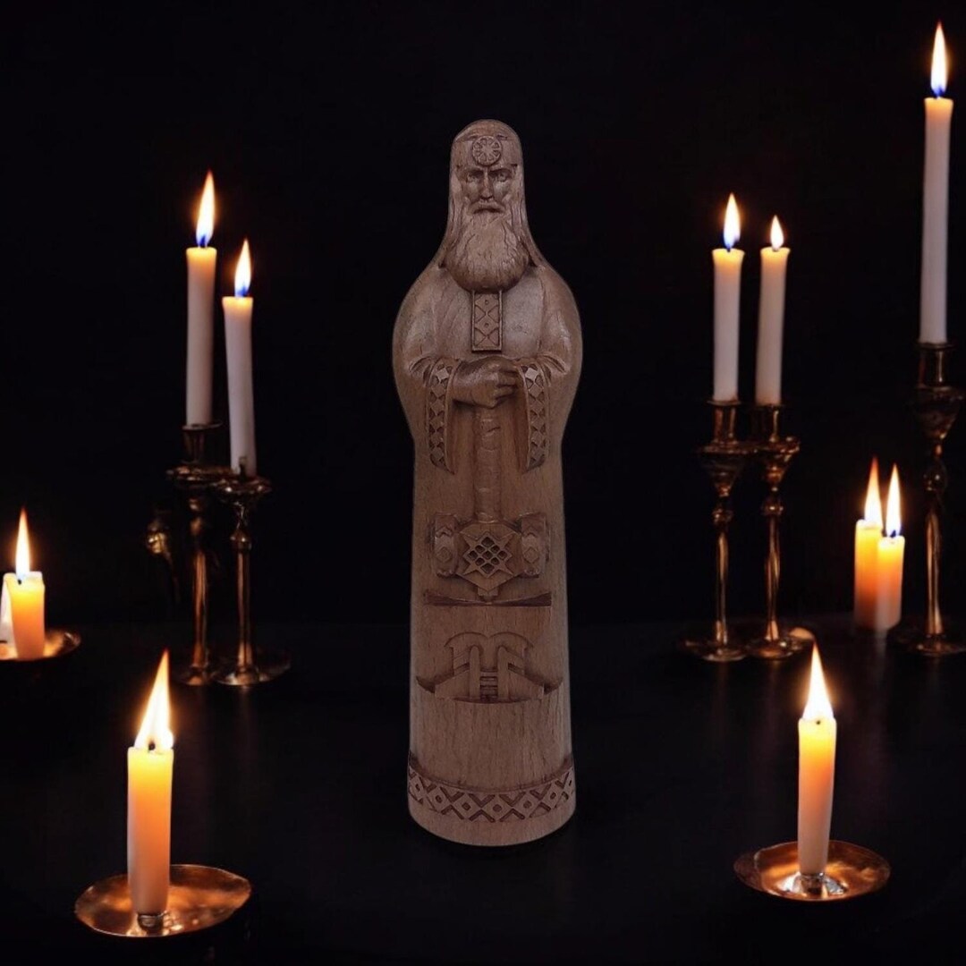 Svarog Slavic God Statue Slavic Gods Slavic Pagan God of Blacksmithing ...