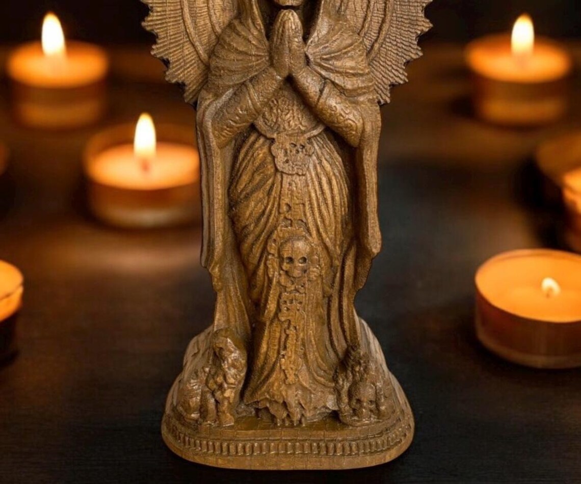 Santa Muerte Göttin Statuette Heiliger Tod Katholizismus Hinduismus Für ...