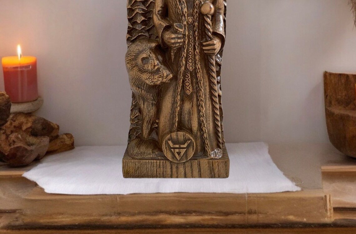Veles Statue Slavic God Statue Slavic Pantheon Pagan God Slavic Altar ...