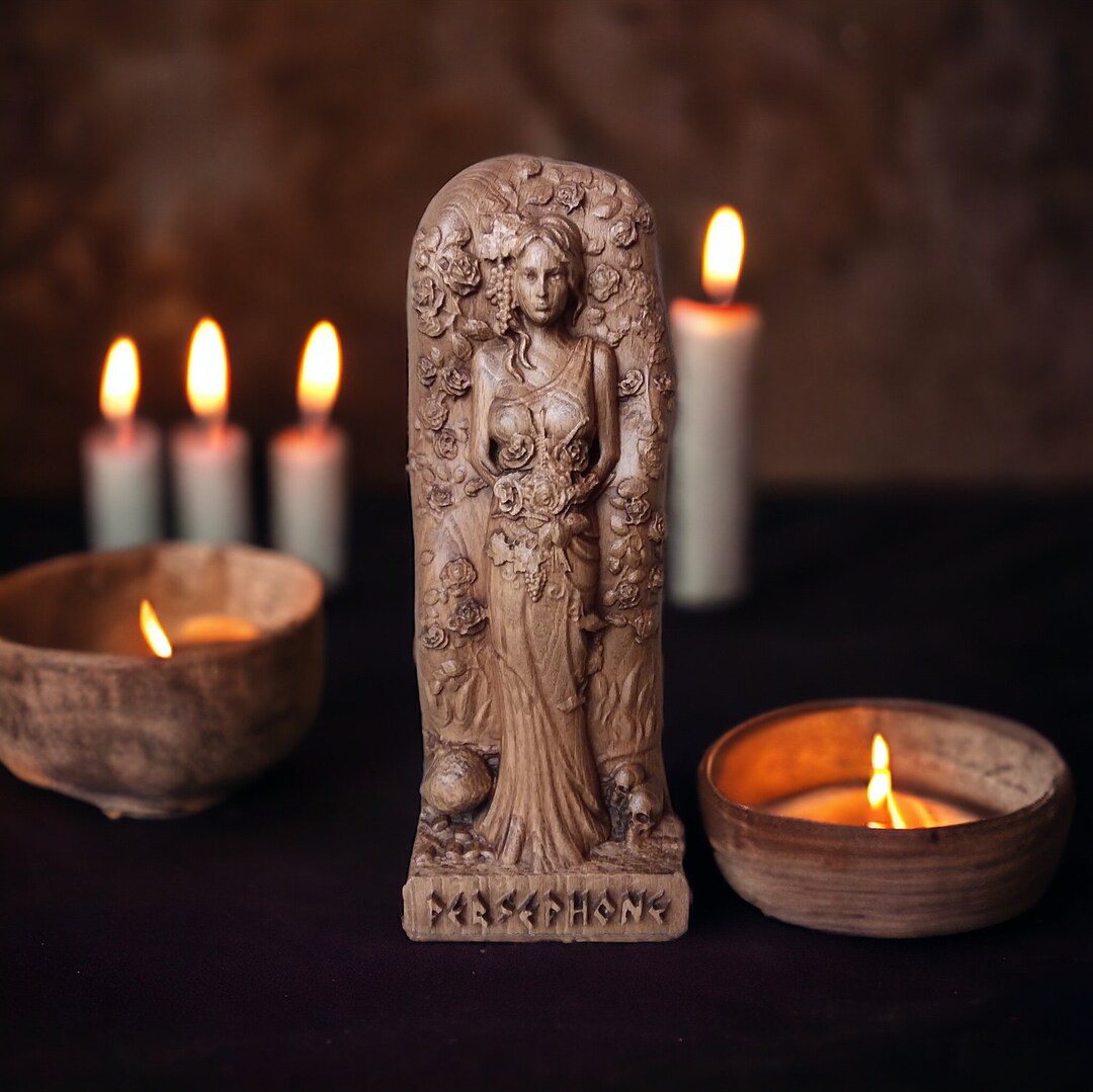 Persephone Statue Ancient Greek Goddess Persephone Altar Statue ...