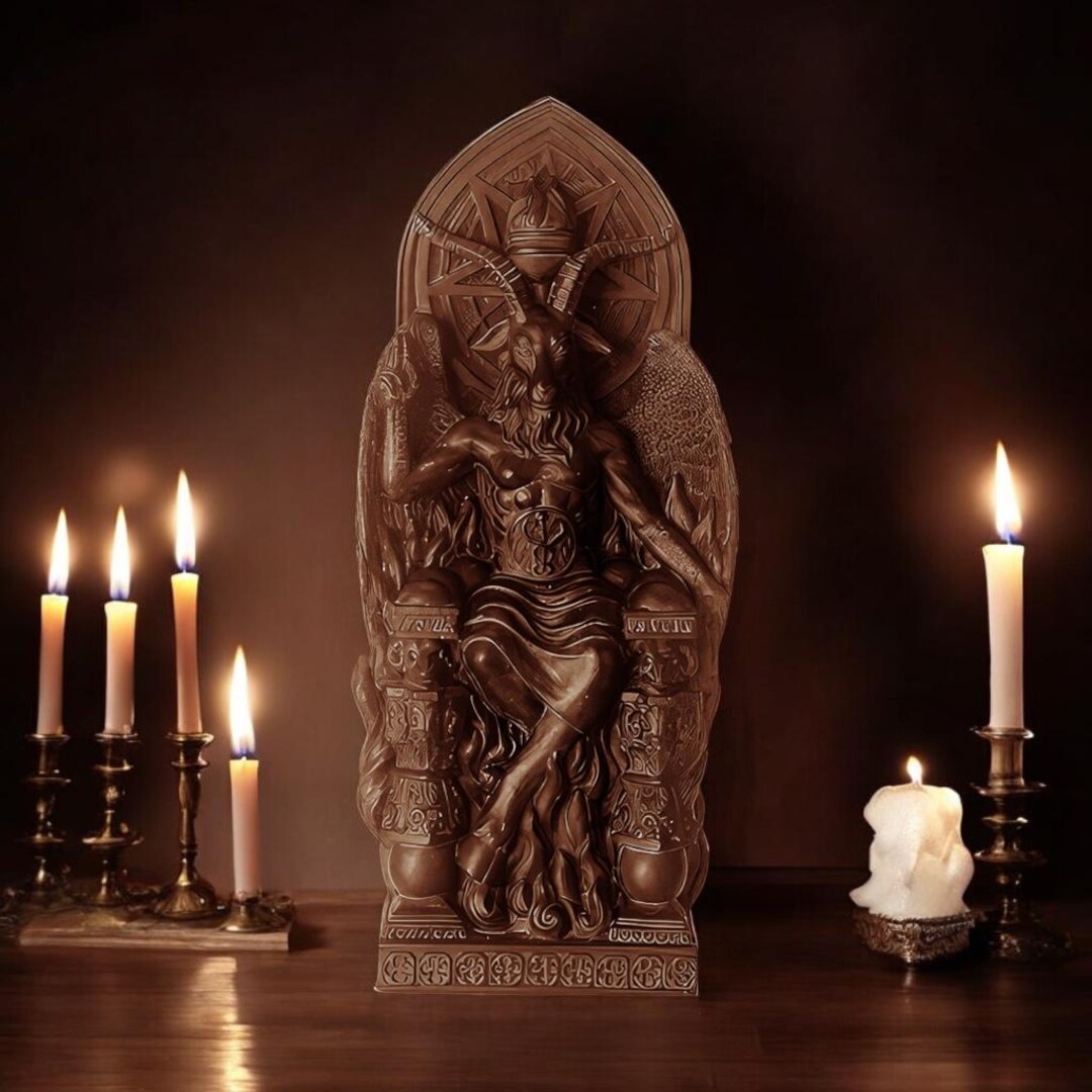 Baphomet Statue Home Altar Wicca and Occult Enthusiasts Wiccan Supplies ...