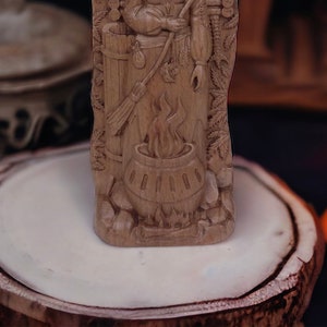 Baba Yaga Statue Baba Yaga Hut Ornament Baba Yaga Russian Witch ...