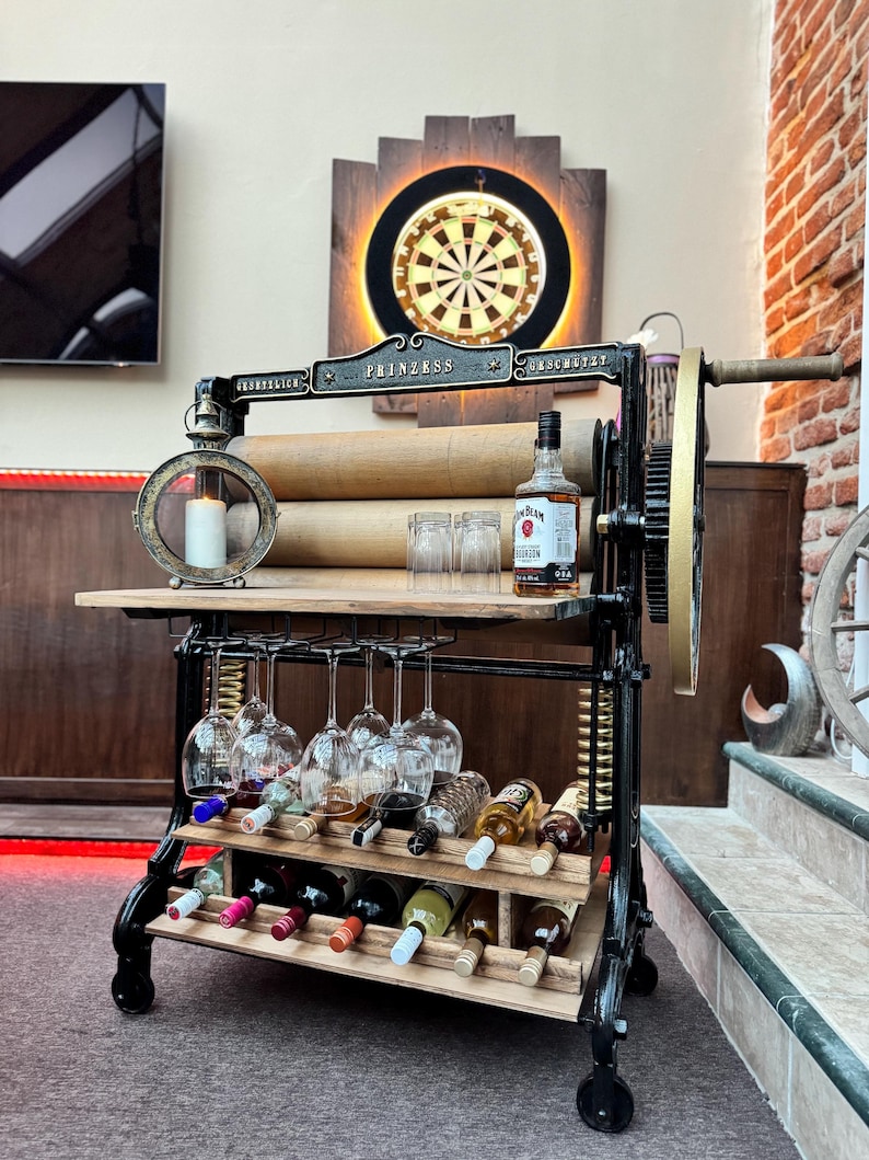 Home Bar - Restored Mangle *real Eye-catcher/unique Piece" - Etsy