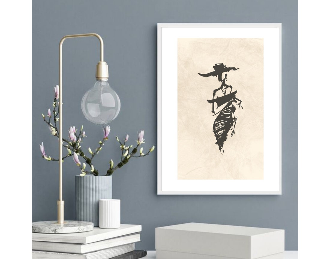 Abstract Female Body Wall Art,digital, Printed Wall Art Print Wall ...