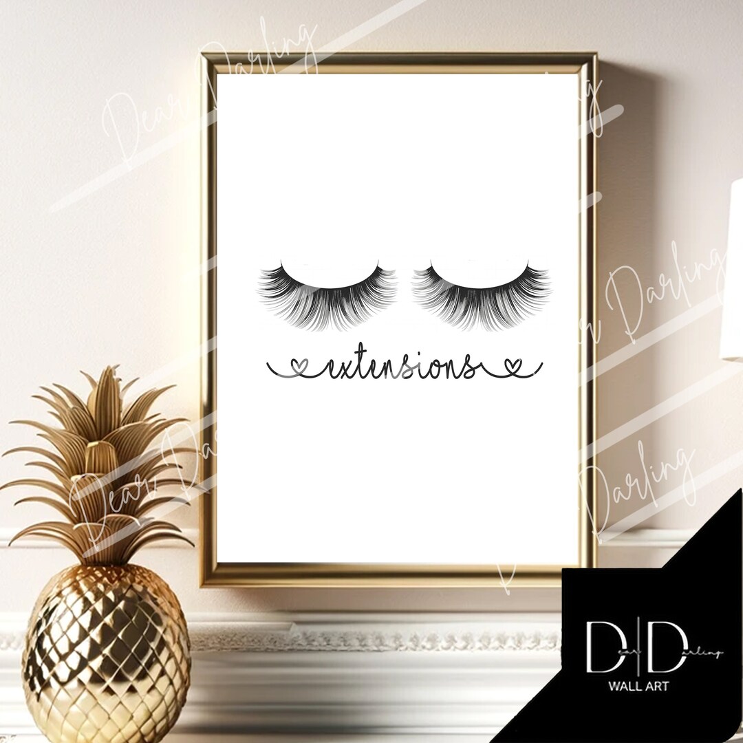 Eyelash Extensions, Beauty Poster | Eyelashes - Lashes Brows, Salon ...