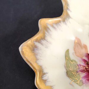 Vintage Kalk Porcelain Divided Dish With Cloisonne Style Painted ...