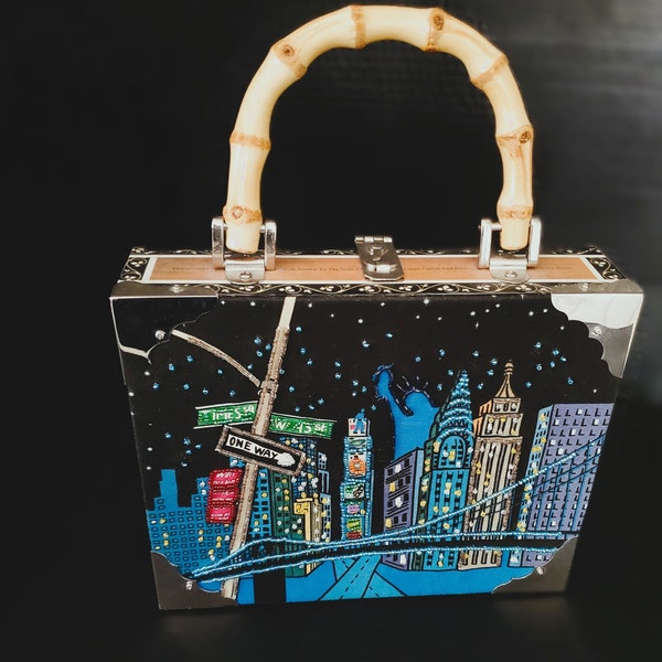 Vintage Box Purse - Etsy