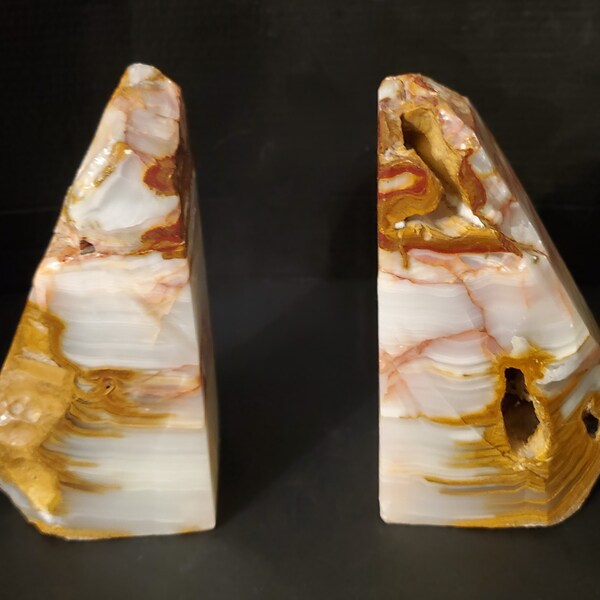 Agate Bookends - Etsy