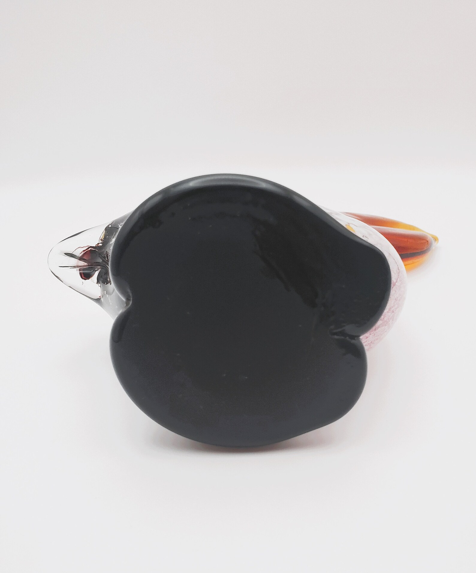 Hand Blown Murano Art Glass Pelican With Black Base - Etsy