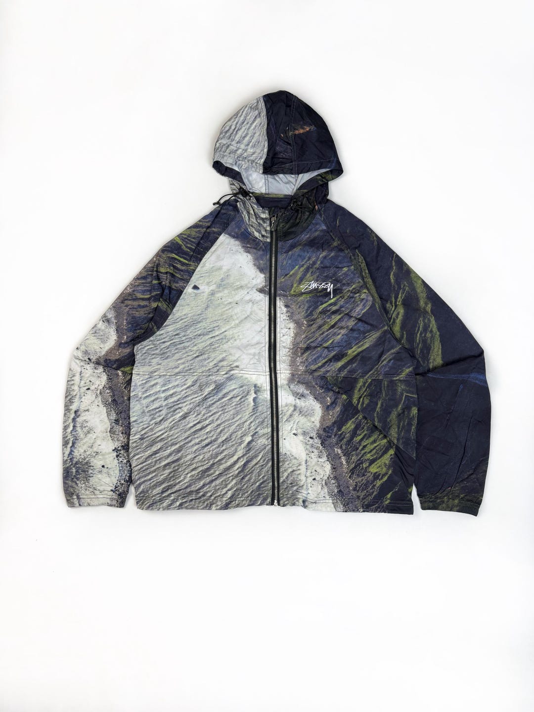 Stussy Coastline Beach Shell Rain Jacket Carhartt Nike Diesel Napapijri ...