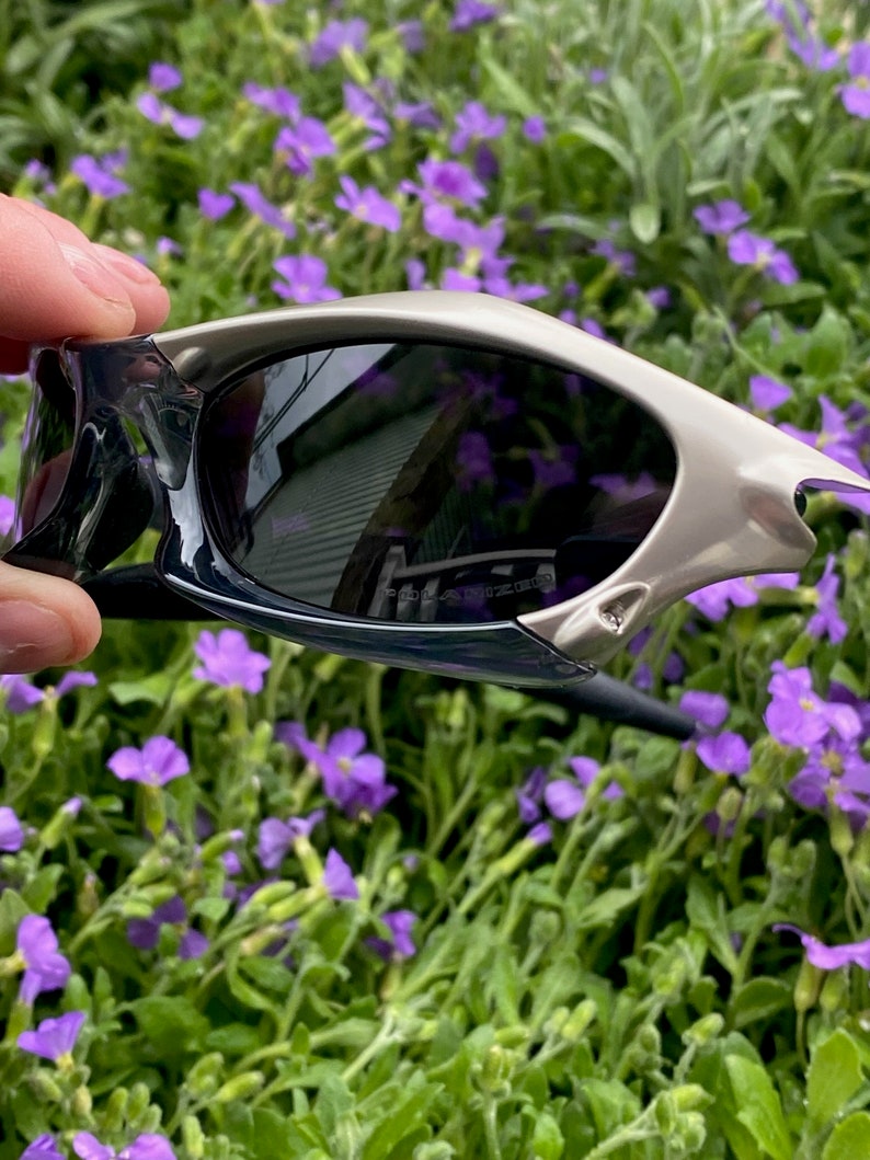 Sunglasses Oakley Splice Grey Etsy